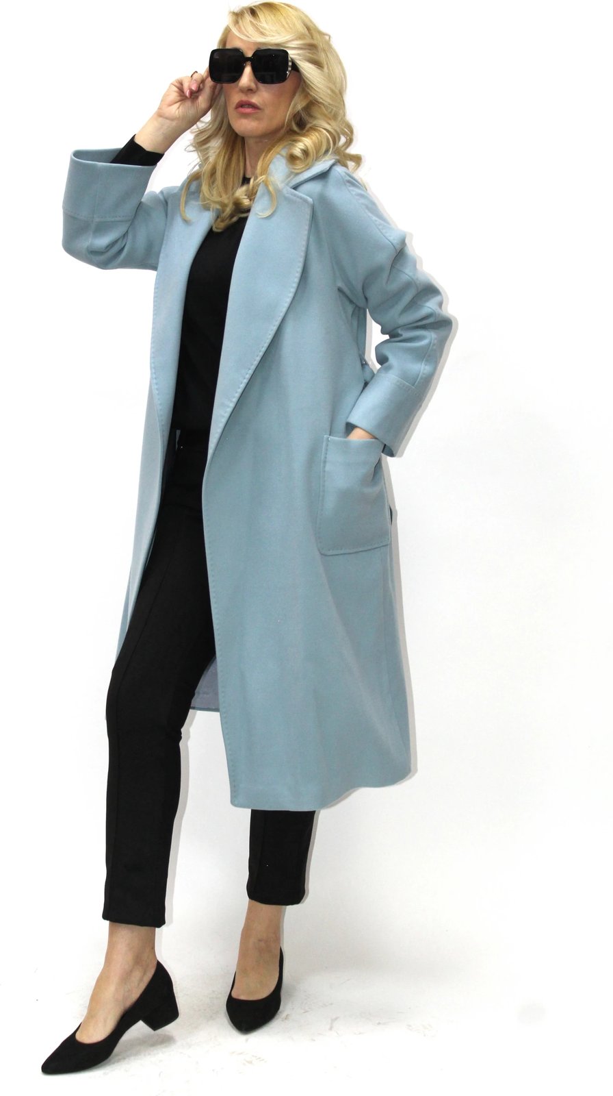 Pallto për femra Verda, e kaltër e hapur | BBV-200000005