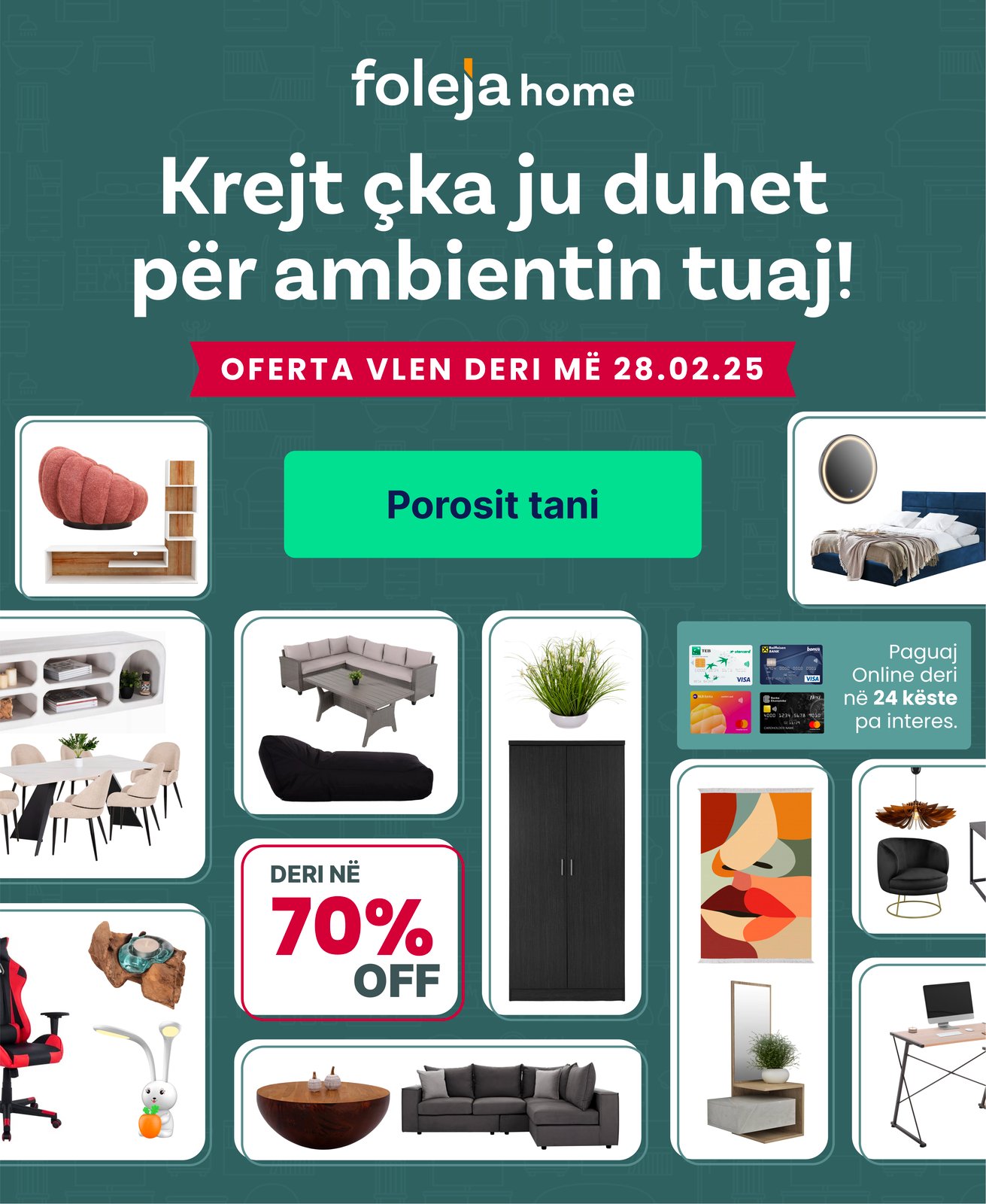 foleja | Dyqani online më i pajisur në Kosovë