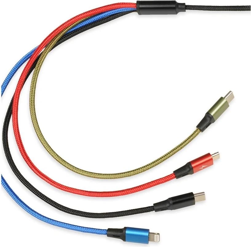 Kabllo karikuese universale iBox, 4x1,3A, 1.2m | foleja