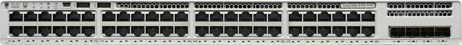 Switch Cisco Catalyst 9200L 48-portë, PoE+, Stackable, Gigabit Ethernet ...