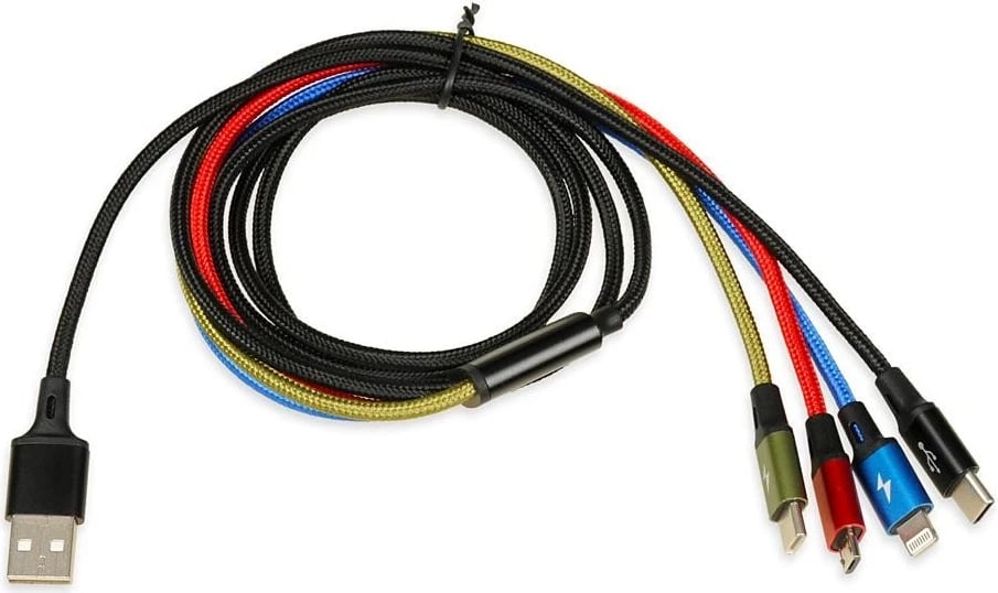 Kabllo karikuese universale iBox, 4x1,3A, 1.2m | foleja