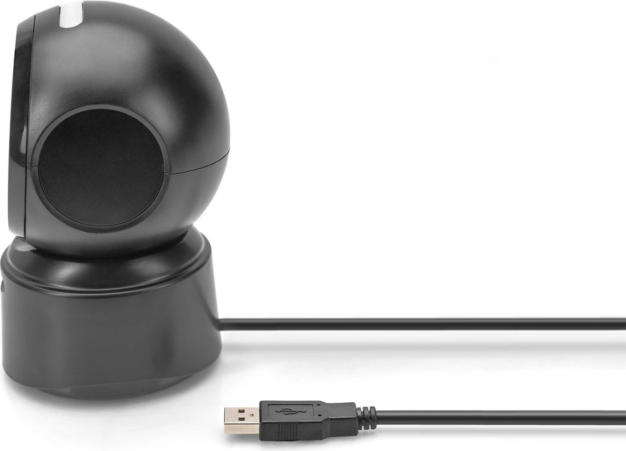 Skeneri i Barkodeve Digitus 2D për Desktop, USB, i Zi | foleja