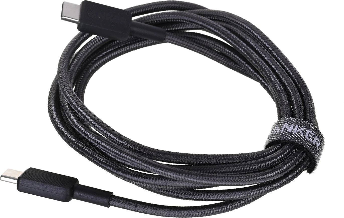Kabllo USB ANKER 322, 1.8 m, USB C, E zezë | foleja