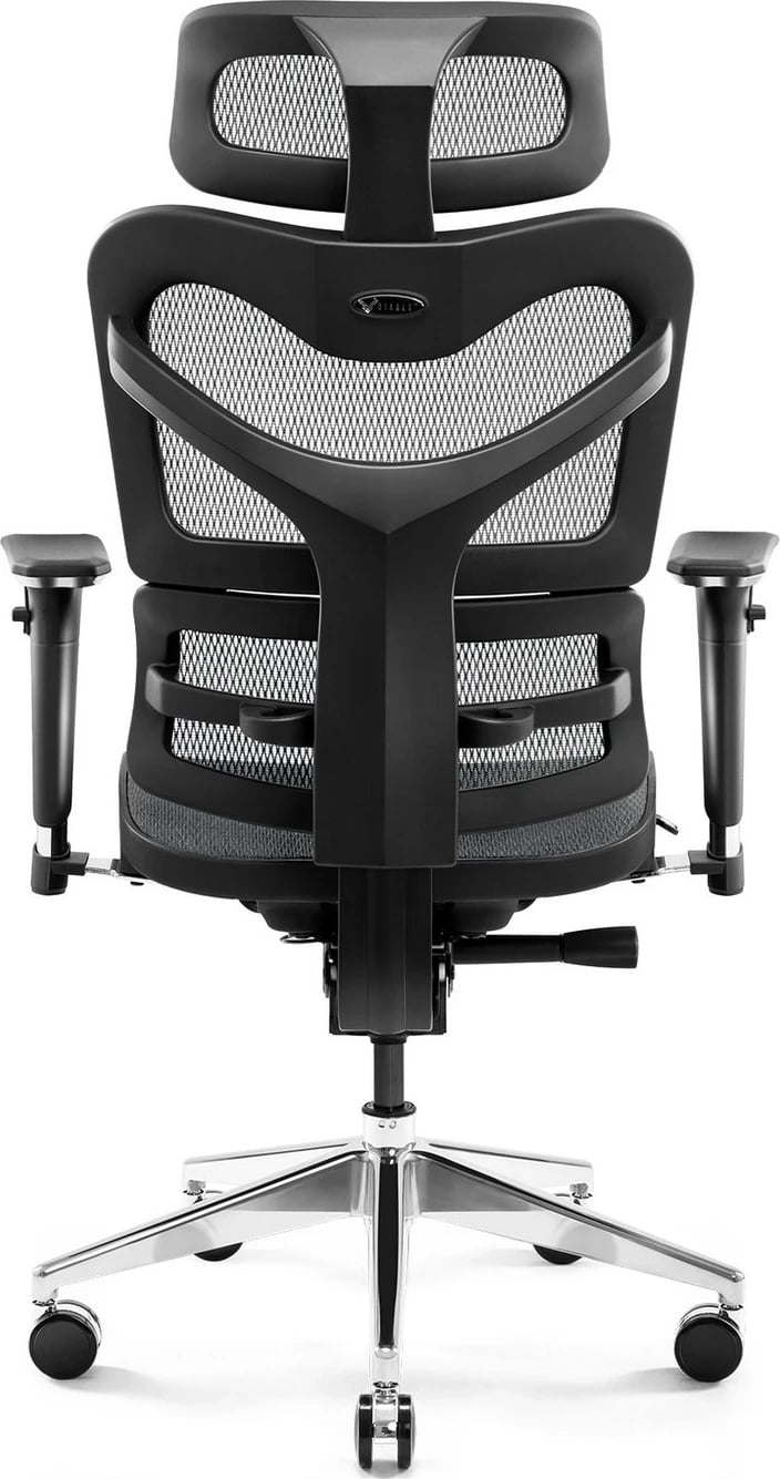 Karrige zyre Diablo V-Commander, e zezë e gri | foleja