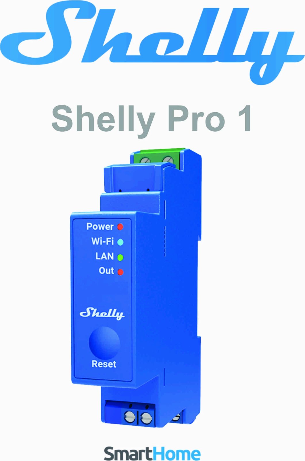 Ndërprerës inteligjent Shelly Pro 1 | foleja