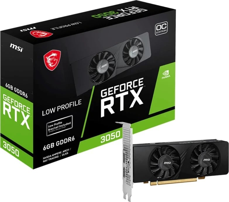 Kartë Grafike MSI Geforce RTX 3050 LP 6G OC | foleja