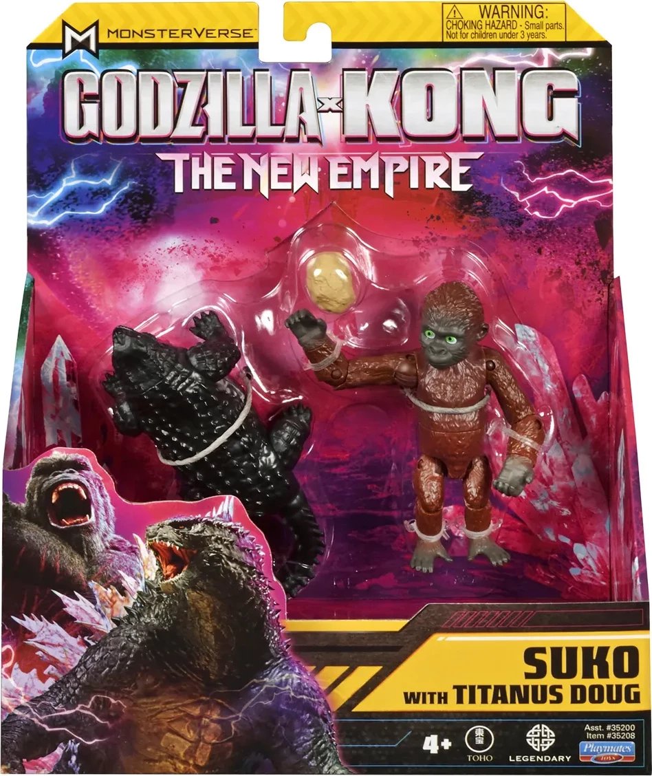 Godzilla x Kong The New Empire - Suko with Titanus Doug Action Figures ...