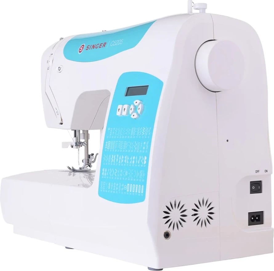 Makinë qepëse automatike Singer C5205-TQ, Blu | foleja