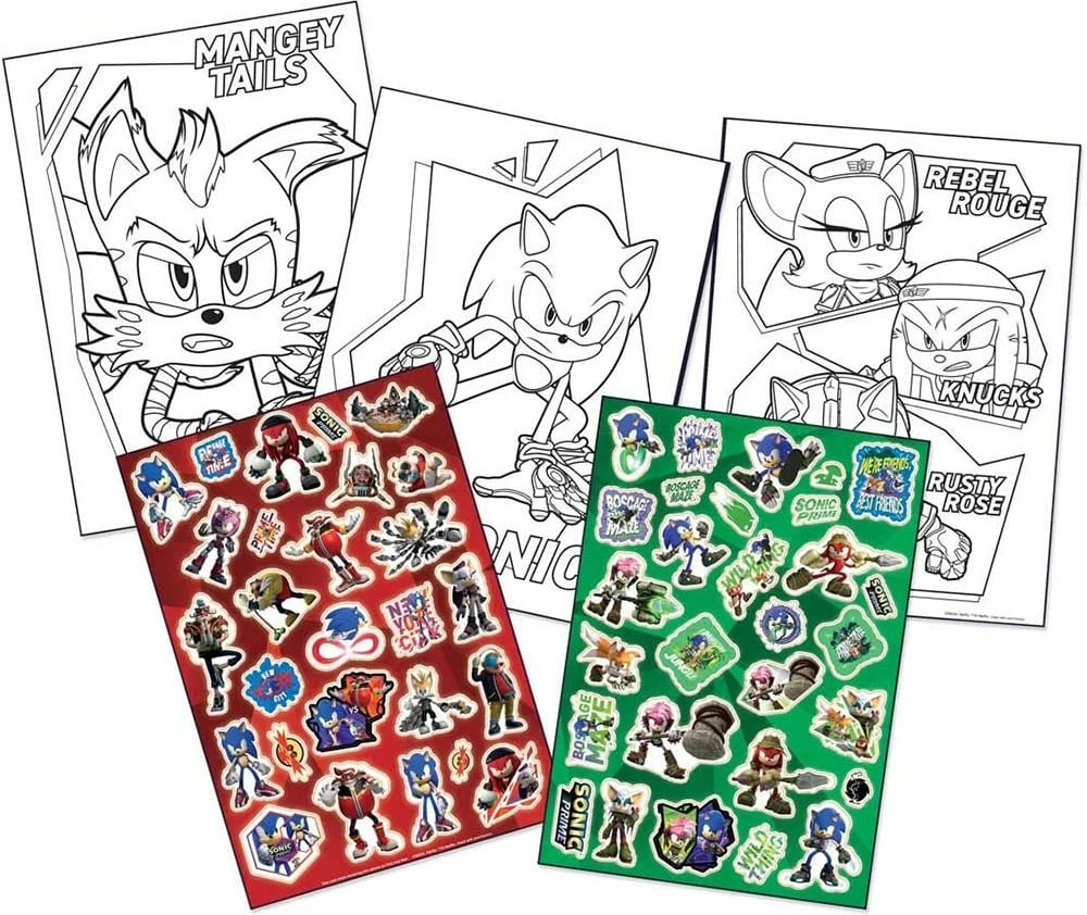 Set Sticker Sonic EUROSWAN 25x15cm | NXT-200005019