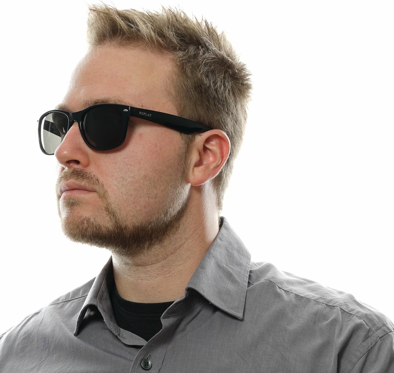 Syze dielli unisex Replay, të zeza | foleja