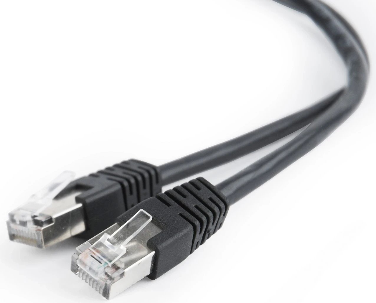 Kabllo Ethernet Gembird, RJ-45, kat.5e, 2m, e zezë | KOM-200035491