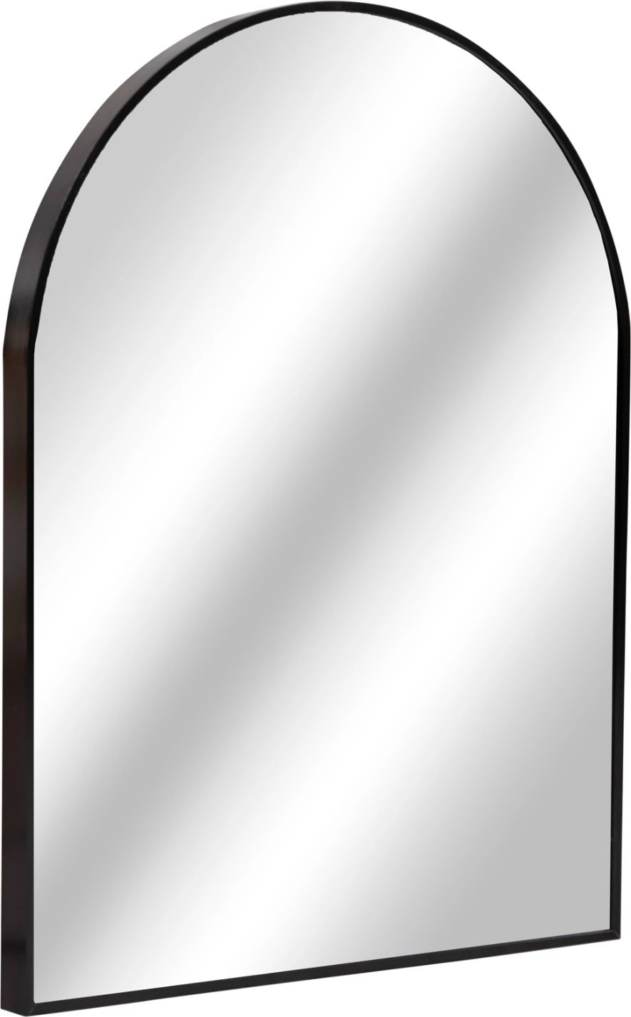 Pasqyrë muri harkore, kornizë alumini e zezë, FH4501, 60x79.5 cm | MAR ...