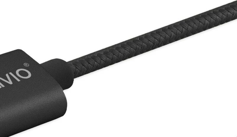 Kabllo Savio, USB A - USB C / micro-USB, 1m, e zezë | foleja