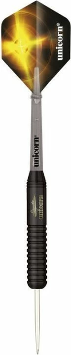 Shigjeta për darts Unicorn, të zezë me të verdhë | 25 gr | BSW-200007704.1