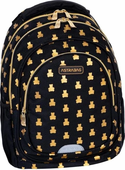 Çantë shpine Astra Astrabag AB330, 20l e zezë/ ari | foleja