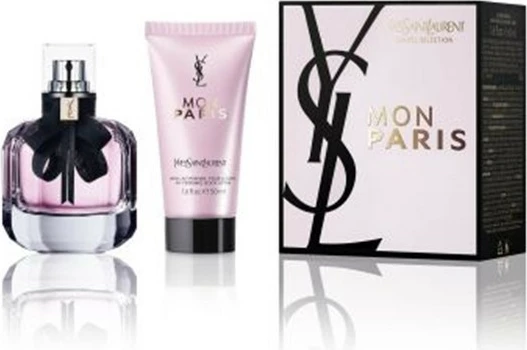 Set Eau De Parfum & Locion trupi Yves Saint Laurent Mon Paris, 100 ml ...