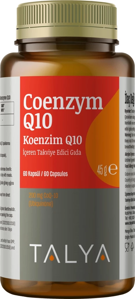 Coenzyme Q10 200 mg, 60 kapsula | foleja