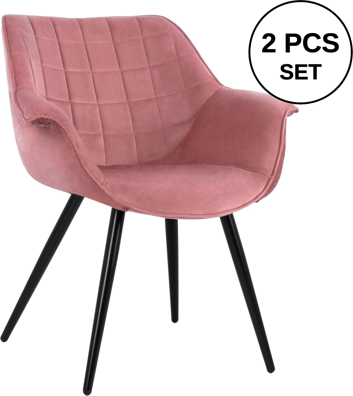 Karrige me krahë, kadife, ngjyrë rozë e zbehtë | foleja