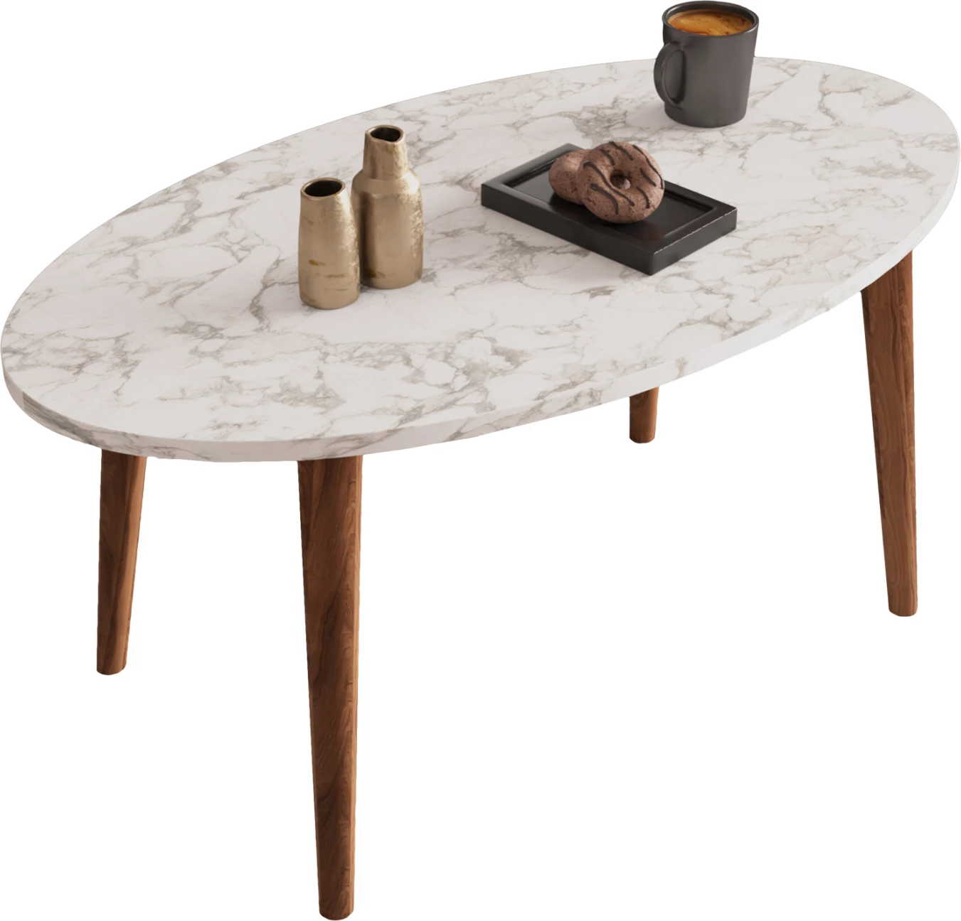 Set tavolinash kafeje dhe 3 tavolina anësore VITAL FH18180.03 melaminë ...