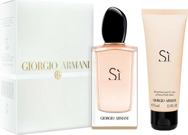 Set Eau De Parfum & Locion trupi Giorgio Armani Si | foleja