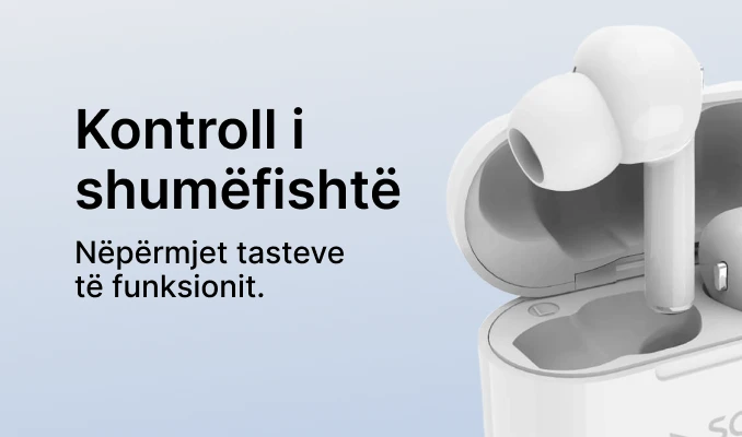 Dëgjuese Savio TWS-07 Pro, të bardha | YLL-200000634