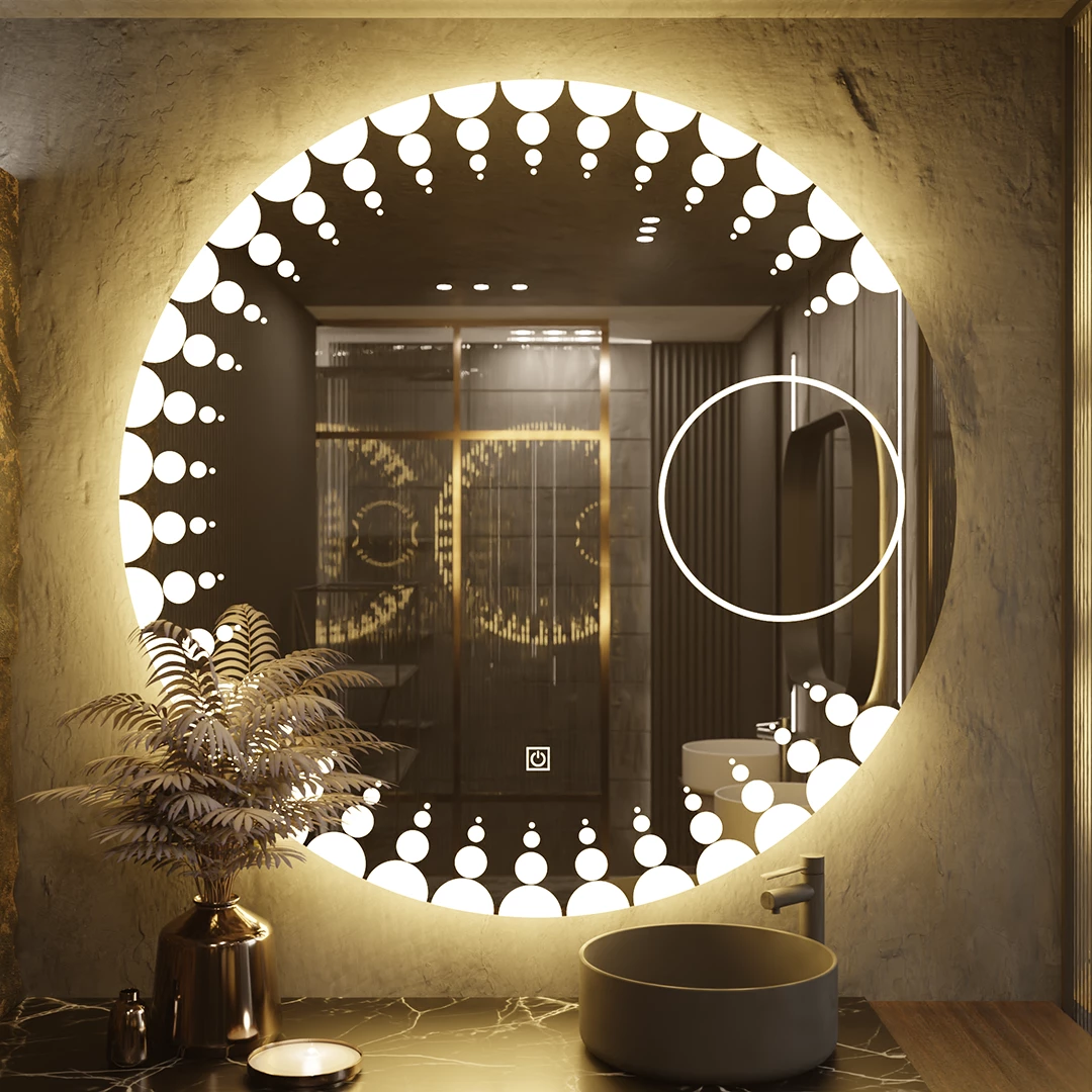 Pasqyre per banjo me LED | foleja