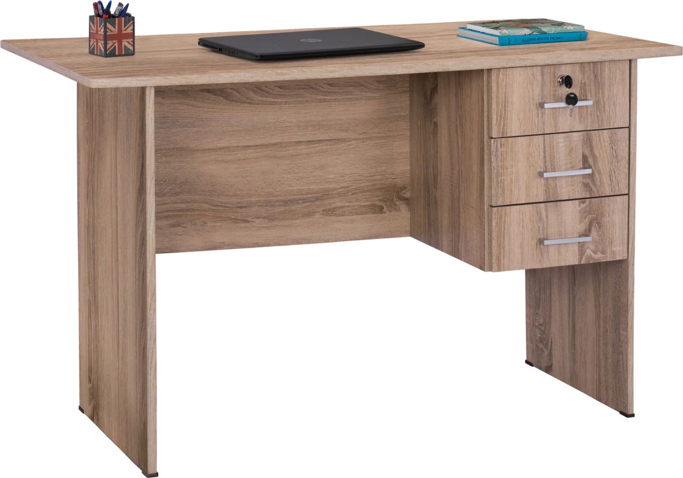 Tavolinë melamine për zyre me 3 sirtarë FH2268.02 | foleja