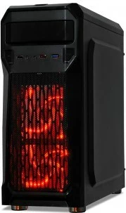 Kasë iBox ORCUS X19 Midi ATX Tower, e zezë | foleja