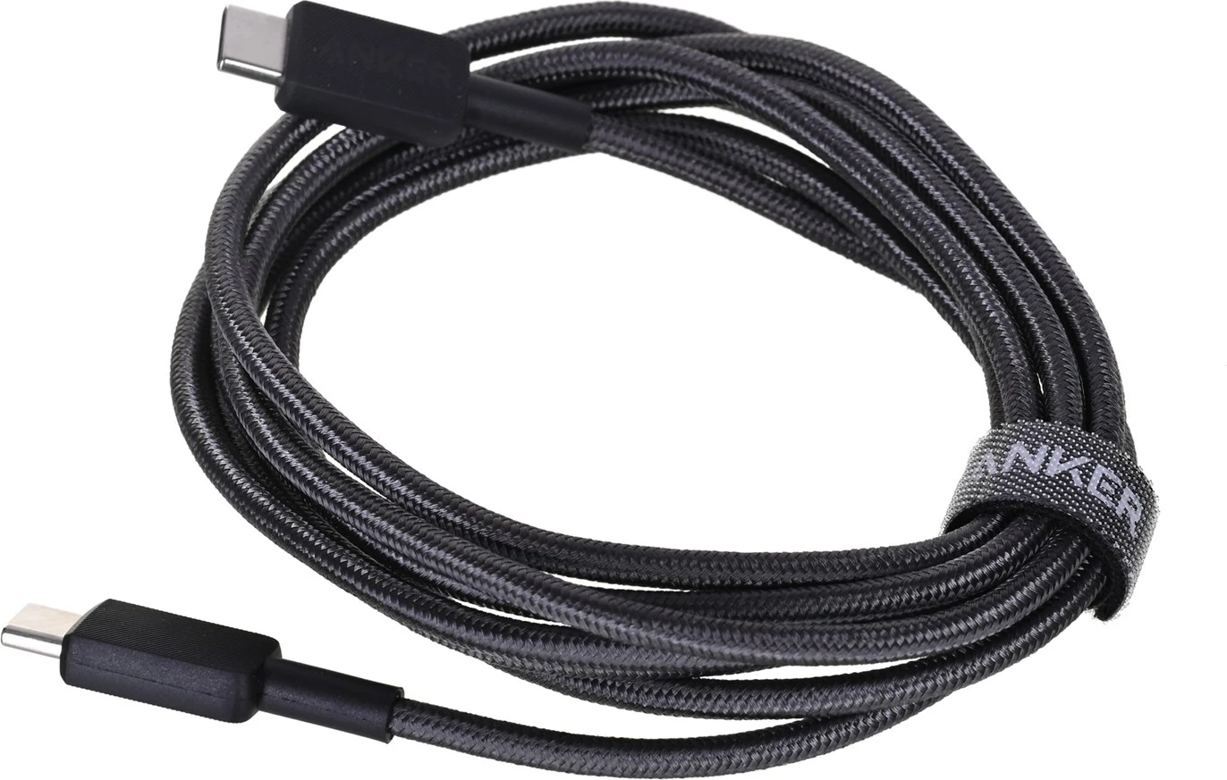 Kabllo USB ANKER 322, 1.8 m, USB C, E zezë | foleja