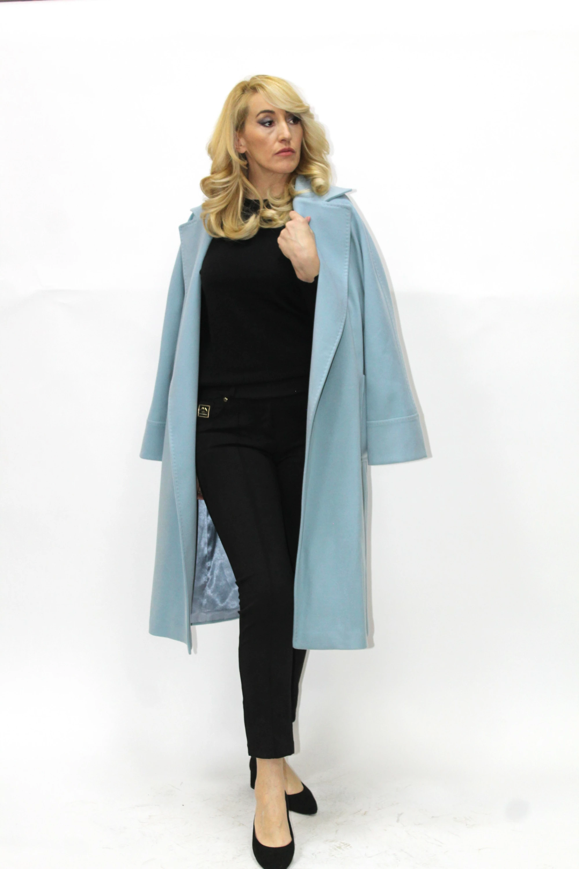 Pallto për femra Verda, e kaltër e hapur | BBV-200000005