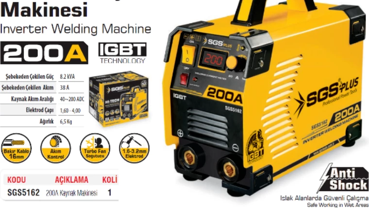 Aparat saldimi 200A SGS5162 | foleja