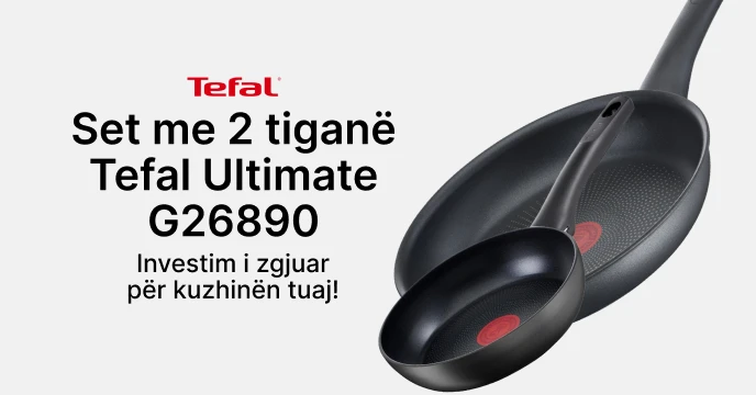 Set me 2 tiganë Tefal Ultimate G26890, 22/28 cm, të zi | YLL-200000588