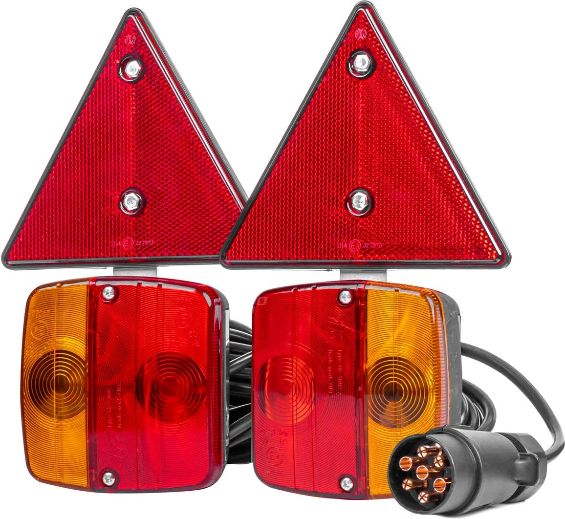 Komplet llambë rimorkio magnetike me trekëndësh | foleja