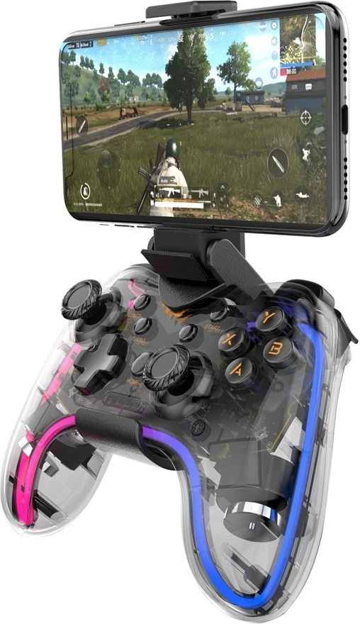 Gamepad Havit G180BT, Wireless, Transparent | foleja