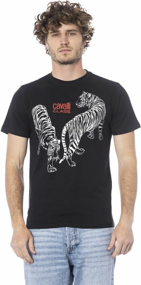 Maicë për meshkuj Cavalli Class, e zezë | foleja