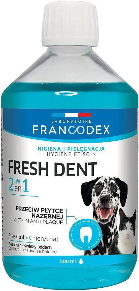 Lëng higjienë orale për qen dhe mace FRANCODEX, 500ml | ACN-300091294