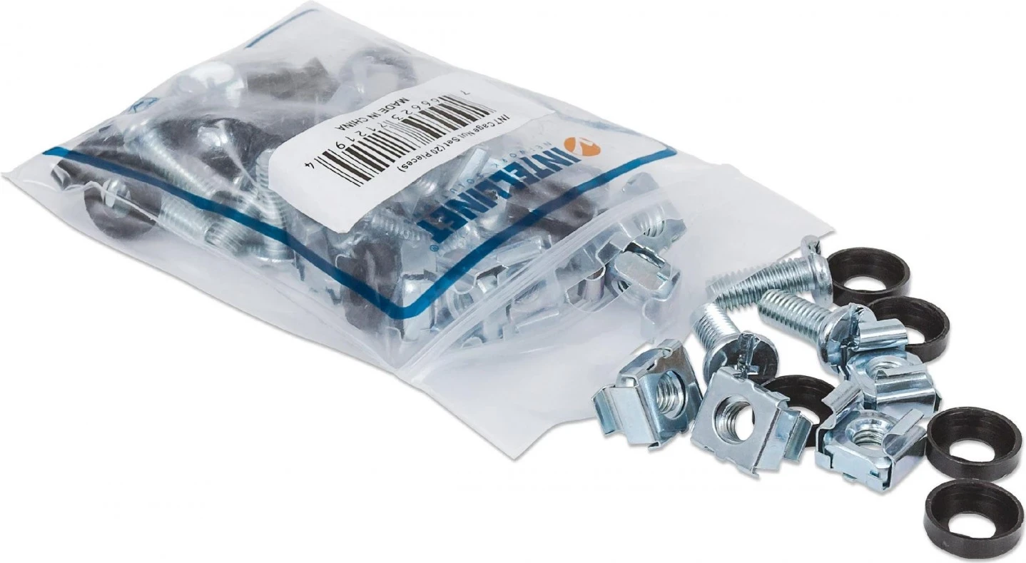 Aksesorë për dollapë rack, Intellinet, Set vijë M6 | foleja