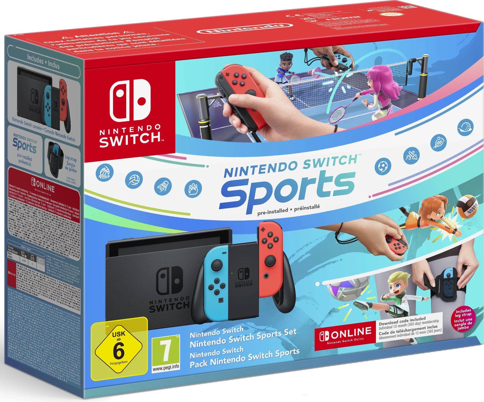 Konsolë Nintendo Switch 1.1, Neon Blue/Neon Red | foleja