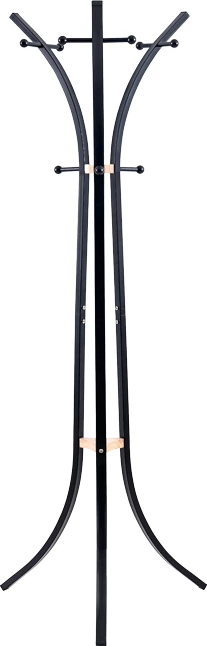 Varëse rrobash, metal i zi dhe dru gome, 51x63x175cm | foleja