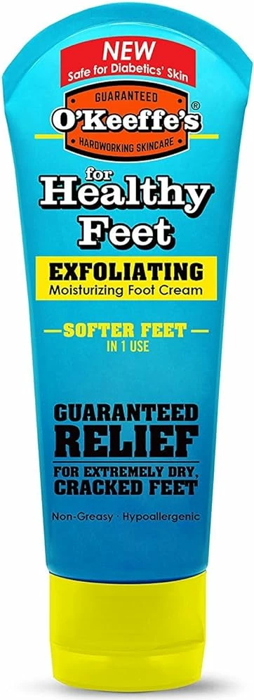 Krem për këmbë O`KEEFFE`S Healthy Feet ExfoliatingTubetë 80g | foleja