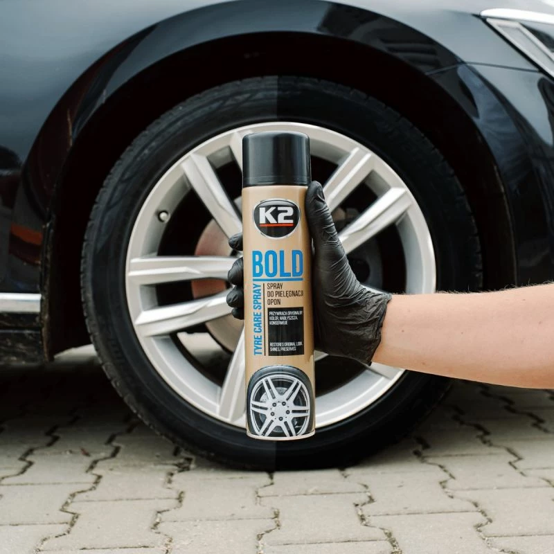 Pastrues dhe mirmbajtës për goma Bold Tyre Care 600ml K2 | foleja