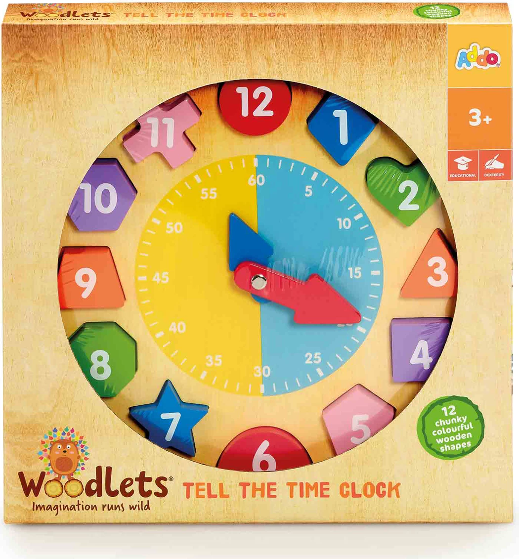 Woodlets Tell the Time Clock | ENT-200000562