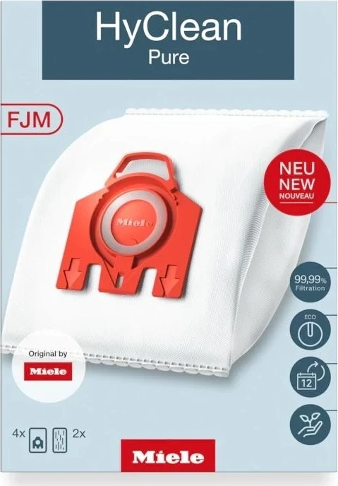 Qese pastrimi Miele HyClean Pure FJM, 4 copë, bardhë | foleja
