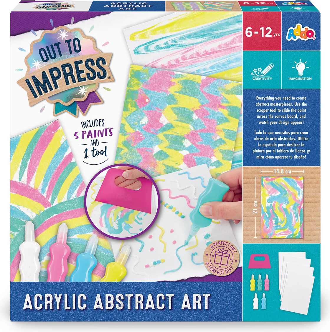 Out To Impress Acrylic Abstract Art | ENT-200000892