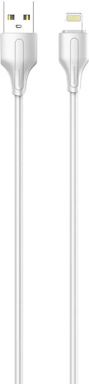 Kabëll LDNIO USB-A/Lightning, 2.4A, 0.2m, e bardhë | foleja