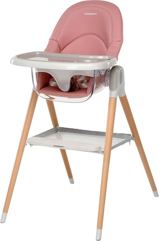 Karrige e lartë Bonito 2 in 1 pink high chair/baby chair | ENT-200000663