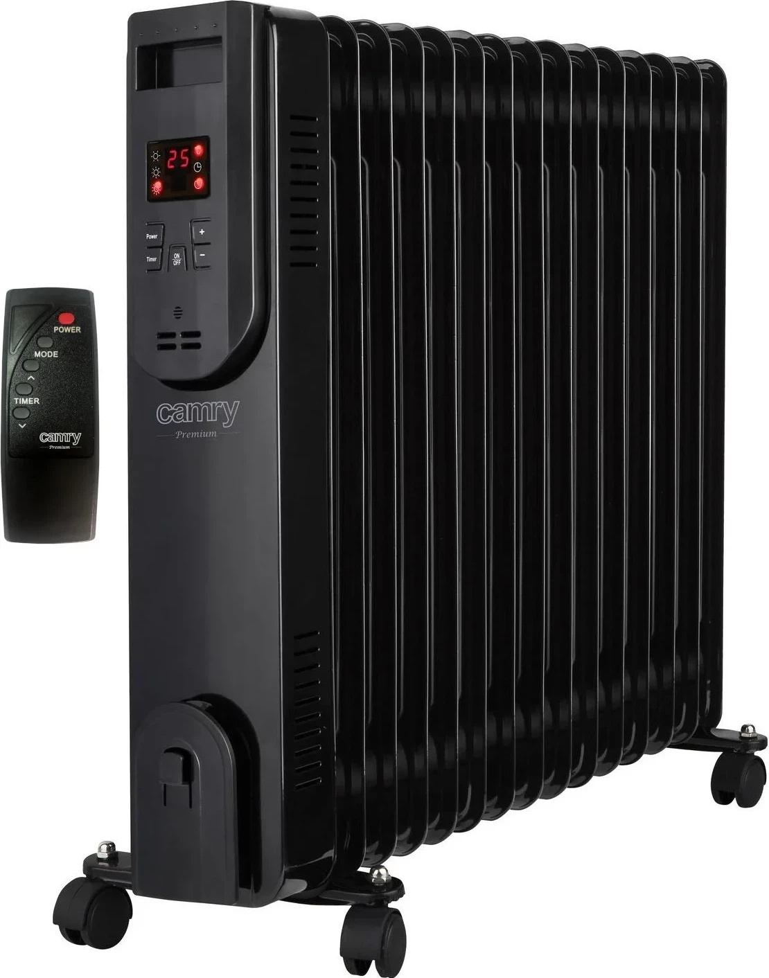 Ngrohës me vaj Camry CR 7820, 2500W, i zi | foleja