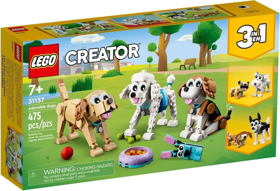 Set lodër Lego Creator Adorable Dogs 31137 | foleja