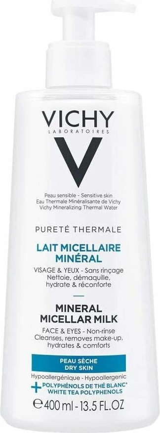 Pastrues për fytyrë Vichy Pureté Thermale Mineral Micellar Milk, 400ml ...