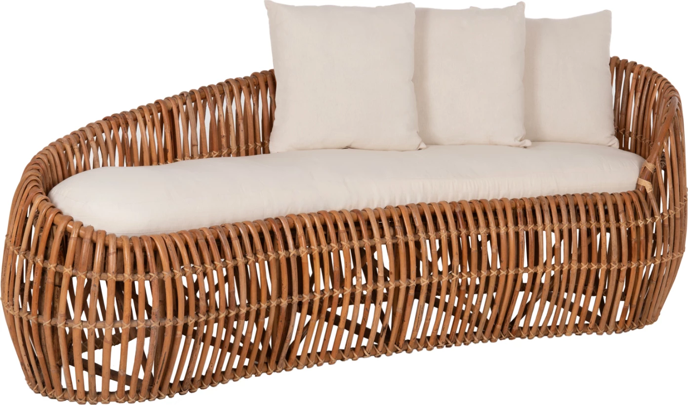 Shezlong LANTRY FH5991, ratan natyral | foleja